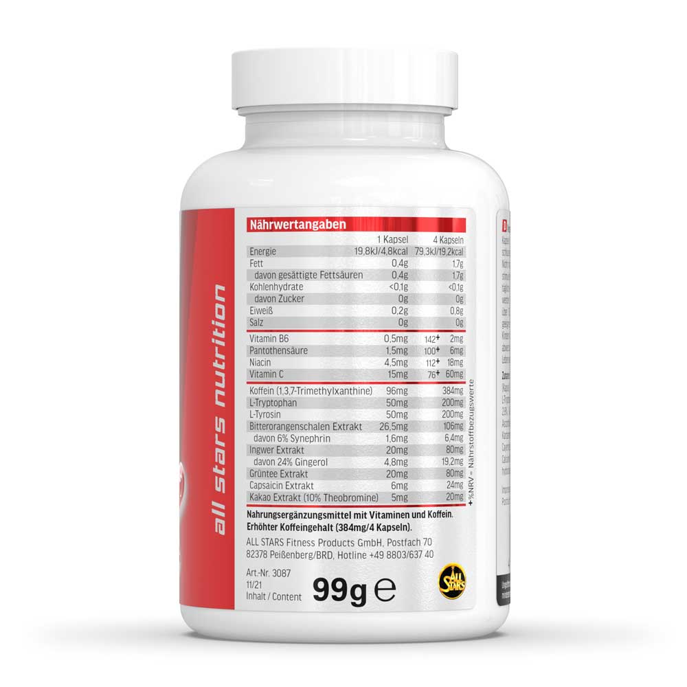 ALL STARS Lipodex mit Synephrin und Koffein - Direkt von ALL STARS